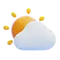 Mostly Cloudy 3D Icon-花瓣网