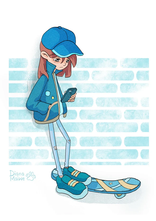 cartoon Character Character design concept art emotion girls pose ...