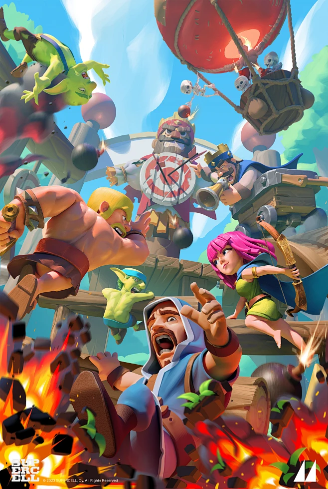 Clash Royale Loading Screen | Bootcamp-花瓣网