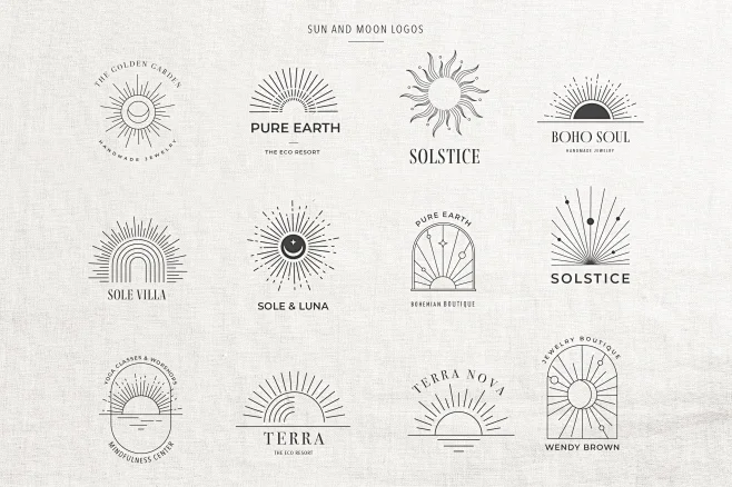 Bohemian Minimal Logos collection : BOHEMIAN MINIMAL LOGO COLLECTION ...
