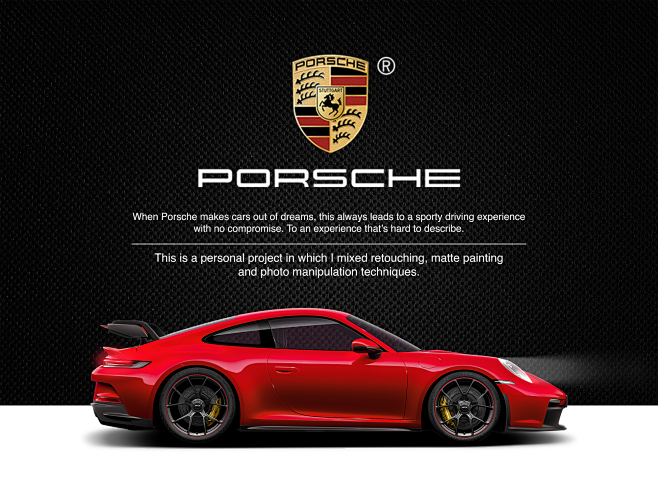 PORSCHE CAR ADS 保时捷