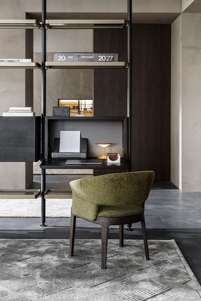 Modular bookcase - Hector - Molteni&C : Modular modern bookcase that ...