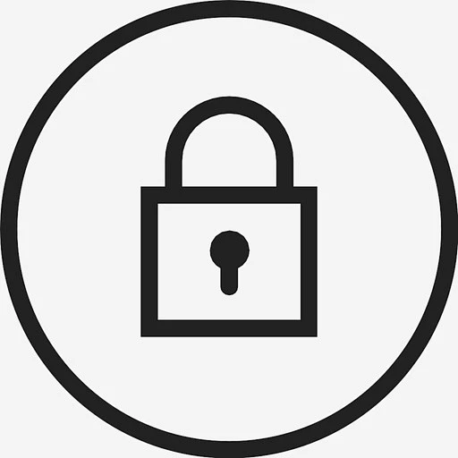 锁入口圆圈图标_88ICON https://88icon.com 锁 入口 圆圈 挂锁 安全-花瓣网