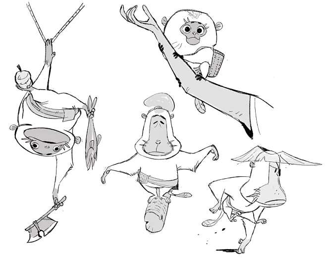 Raya and the Last Dragon - Ongis Concept Art by Ami Thompson - Raya and ...