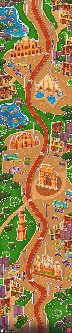 IDLE地图-花瓣网|陪你做生活的设计师 | 《神觉者》游戏截图