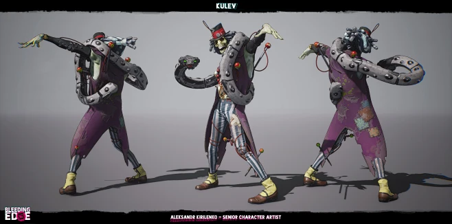 Bleeding Edge Characters-花瓣网