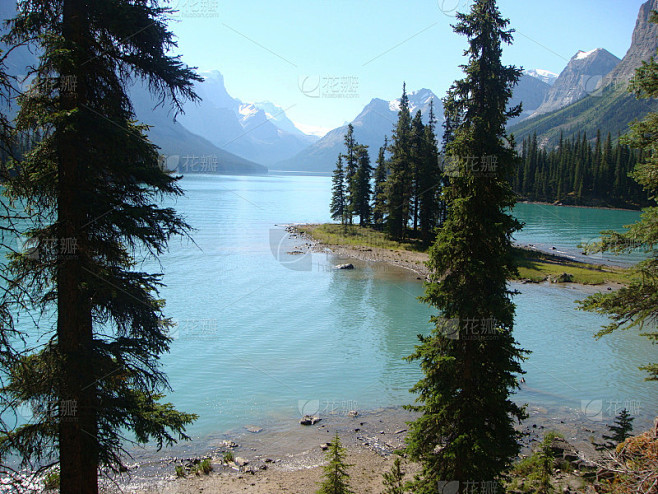 马林峡谷，贾斯珀，BC，加拿大
