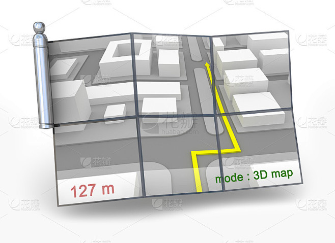 3D地图，GPS导航仪