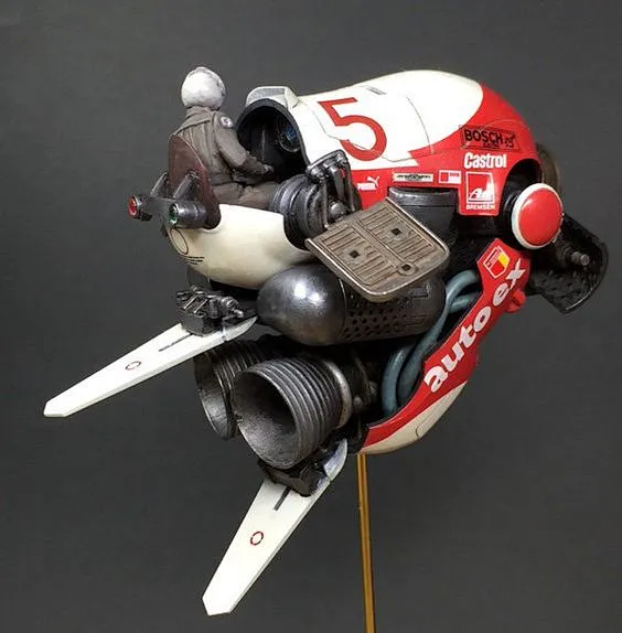 A customized high-speed jet bike.-花瓣网