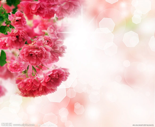 花卉背景设计图__背景底纹-花瓣网