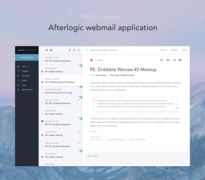 Afterlogic mail-花瓣网