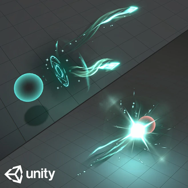 绿色 风元素弹道 受击 VFX Shadow Magic Attack-花瓣网