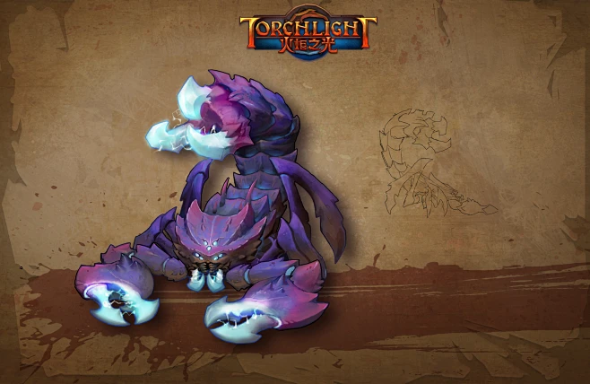Torchlight-Mobile Game Design, xin qi : boss-花瓣网