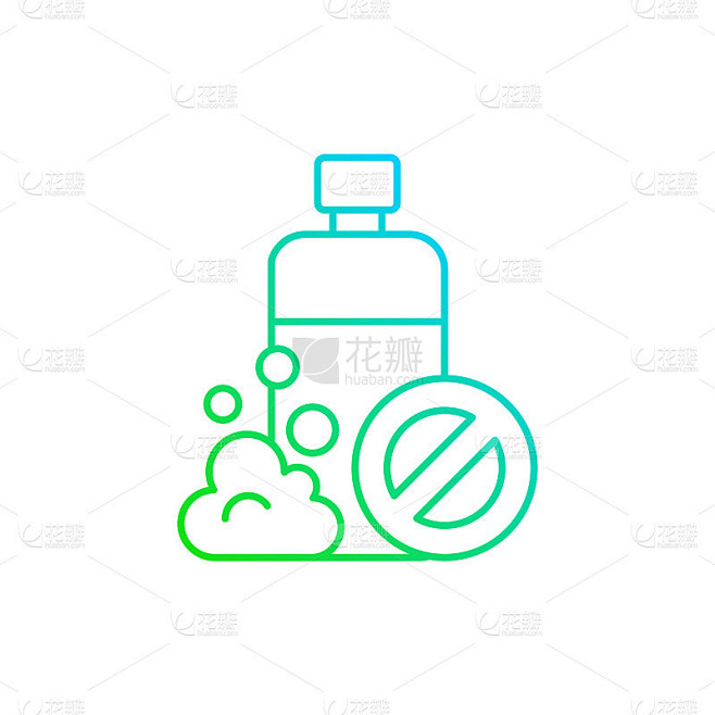 Sls自由梯度线性矢量图标