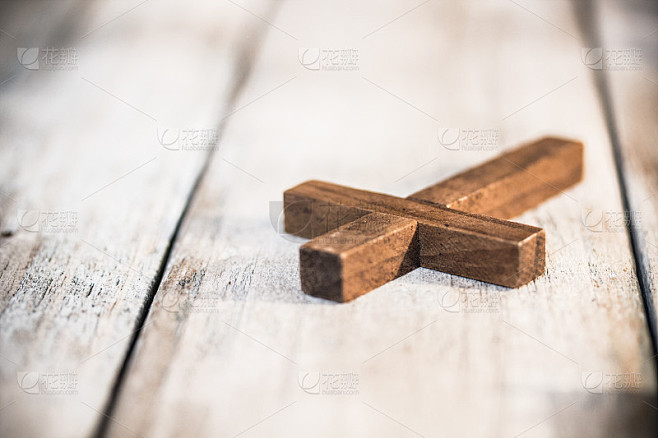 古董木制基督教十字架十字架背景