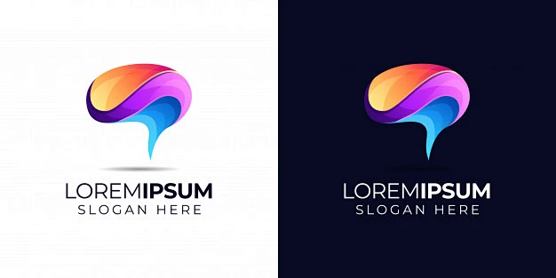 Abstract brain logo Premium Vector-花瓣网
