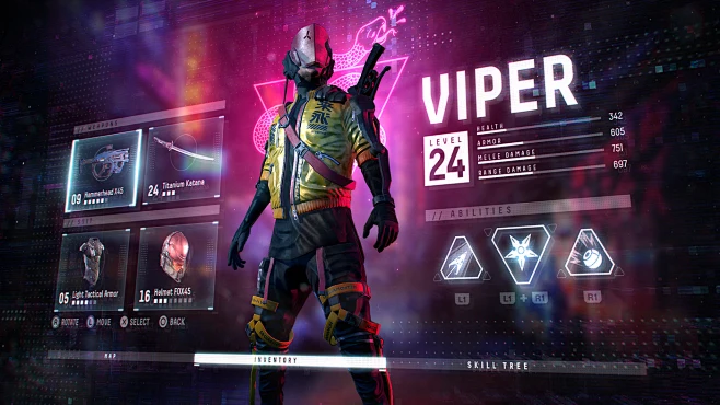 art direction cyber punk game ui graphic design menu sci-fi science ...