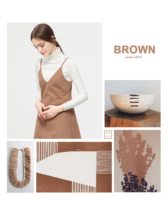 2017冬装棕色连衣裙-tmall.com天猫-花瓣网