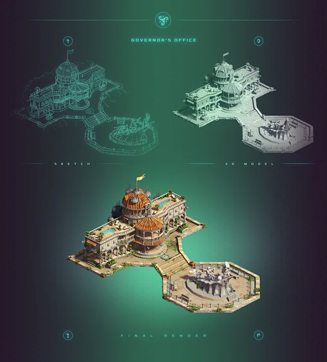 Scarabeus | Buildings : Art outsource project delivered by our team of ...