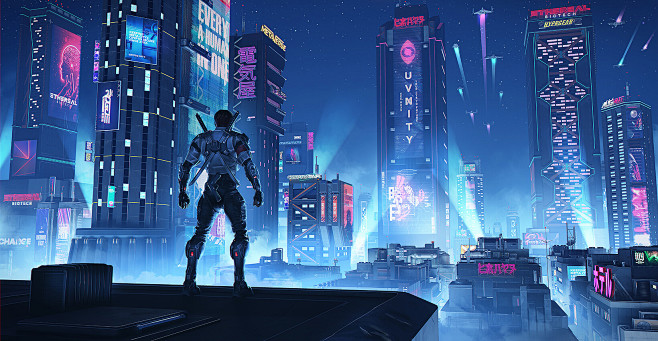 Cyber City night