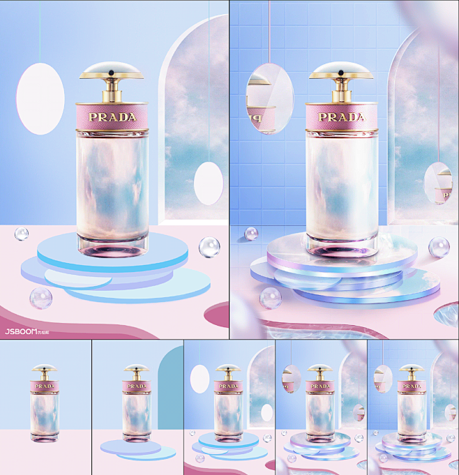 c4d jsboom p4d 写实 合成 杰视帮 海报 电商， 空间搭建，-11