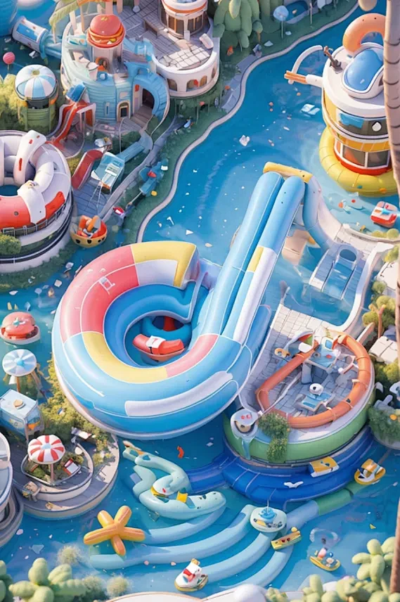 梦幻3D场景-LoRA-BOE-LiblibAI-花瓣网