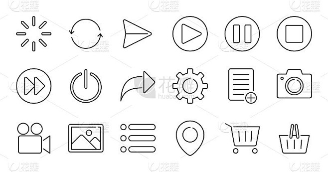 概述基本的UI图标集。