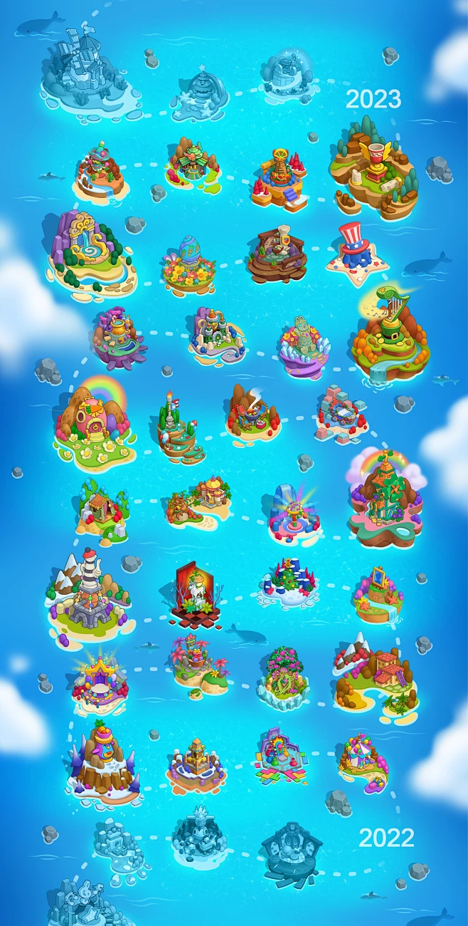 ISLAND MAPS for Family Island-花瓣网