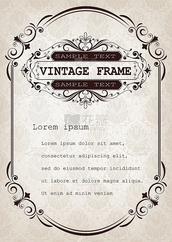 的框架素材-花瓣网