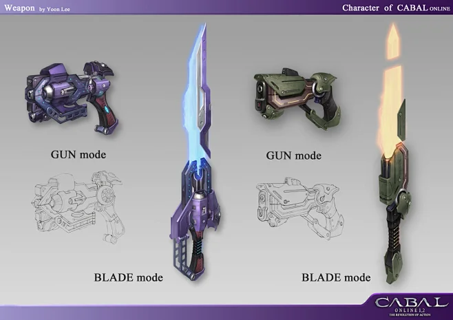 Concept Art of CABAL ONLINE 1,2_Ver.2, Yoon LEE : Monster, NPC, Weapon ...