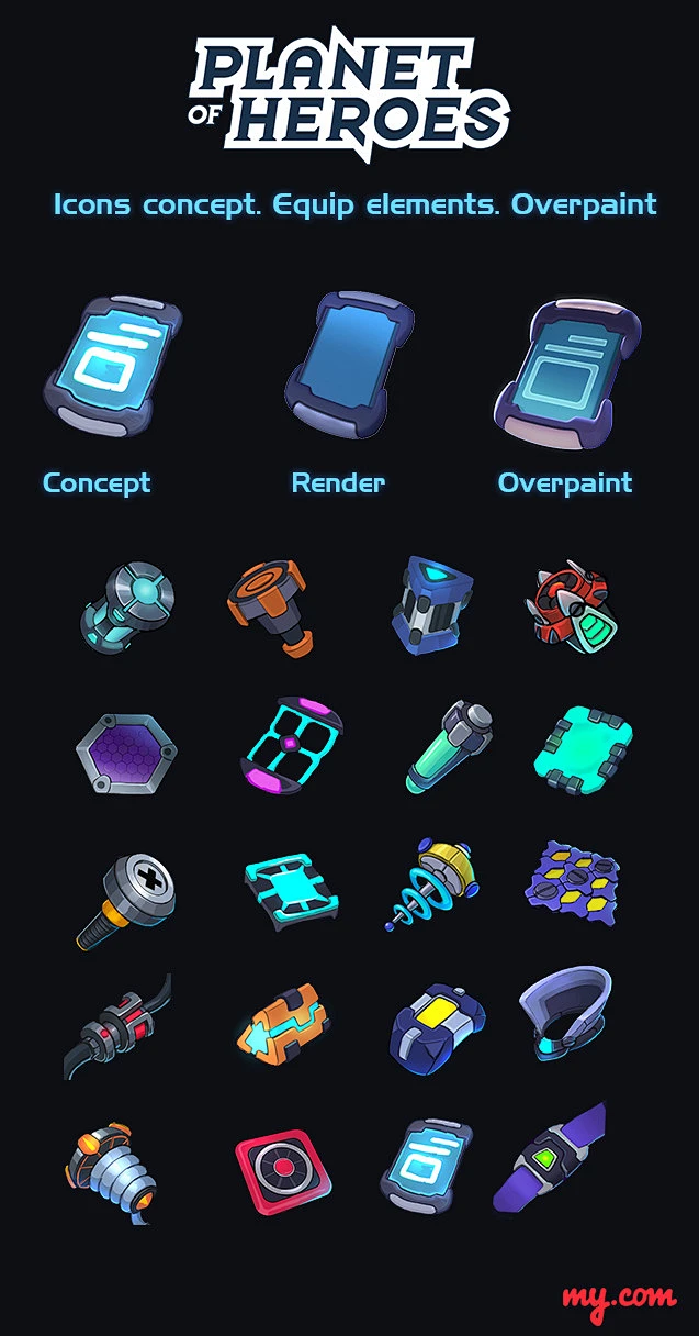 Rune, Stat Icons, Ksenia Sharavina : Icon for project "Planet of Heroes ...