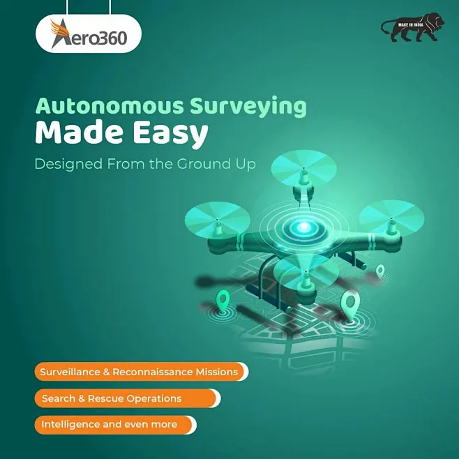其中包括：Autonomous surveying drones-花瓣网