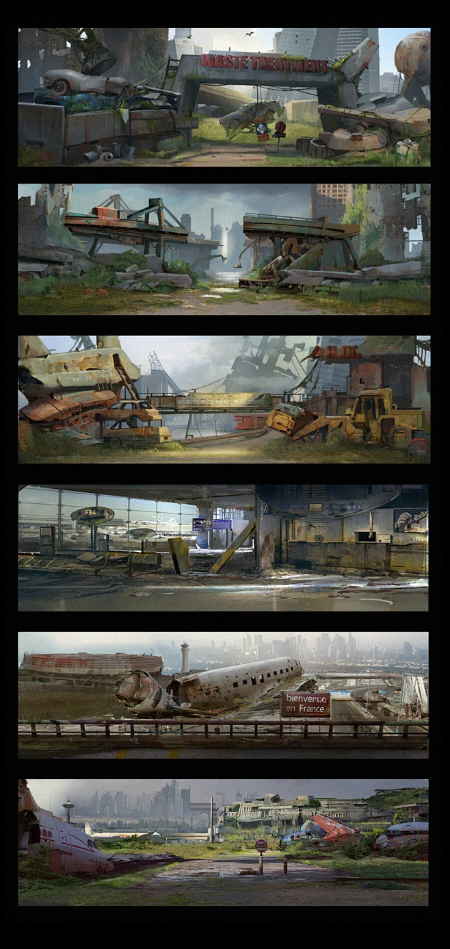 Old work , Liang Mark : Environment concept of “Dead Tide” （2016）-花瓣网