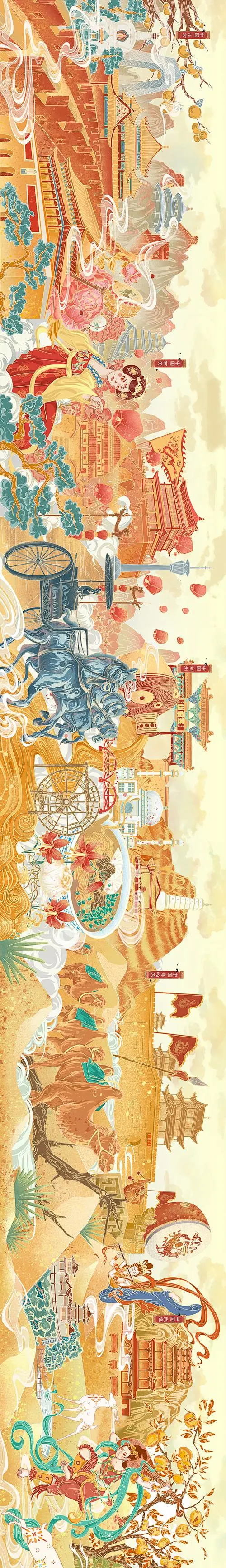 丝绸之路插画_百度图片搜索-花瓣网