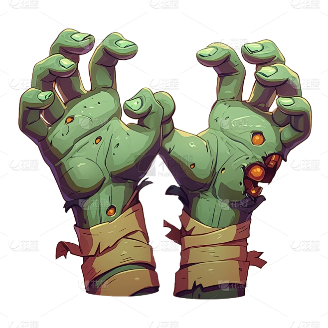 万圣节AI立体IP形象元素-自有-图片-AIGC素材-花瓣网