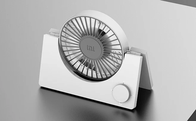 mi_fan_portable_desk_fan_02图片_极简，几何，方圆叠加图片素材-花瓣网