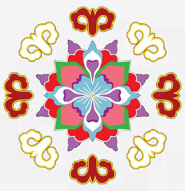 羌族花纹png免抠素材_新图网 https://ixintu.com 羌族 花纹 图案 特色