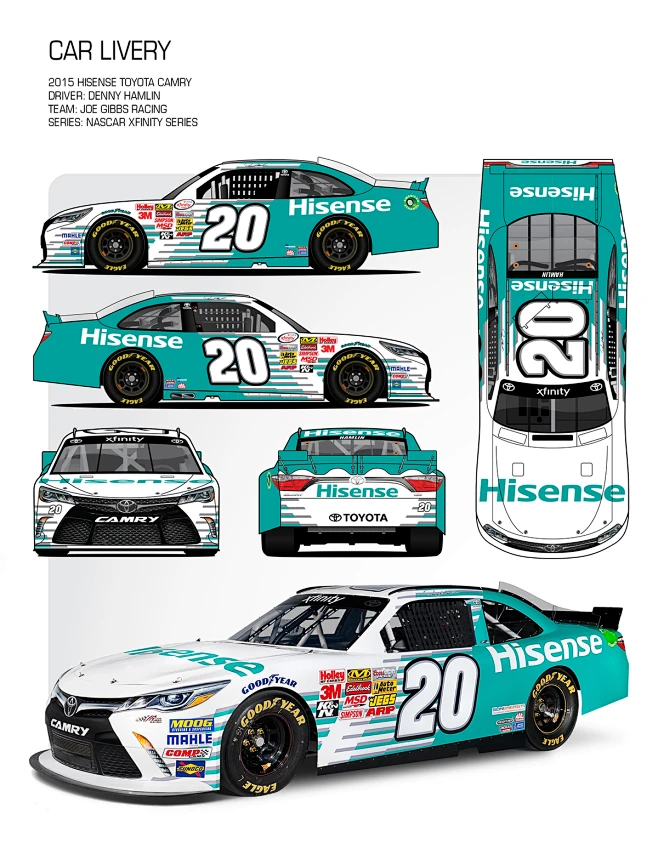 Hisense NASCAR Xfinity Car Livery : Hisense NASCAR Xfinity Car Livery-花瓣网