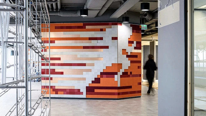 circular design spatial branding interior design Corporate Office ...