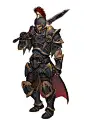 Male Human Gladiator Armor Fighter - Pathfinder PFRPG DND D&D d20 ...