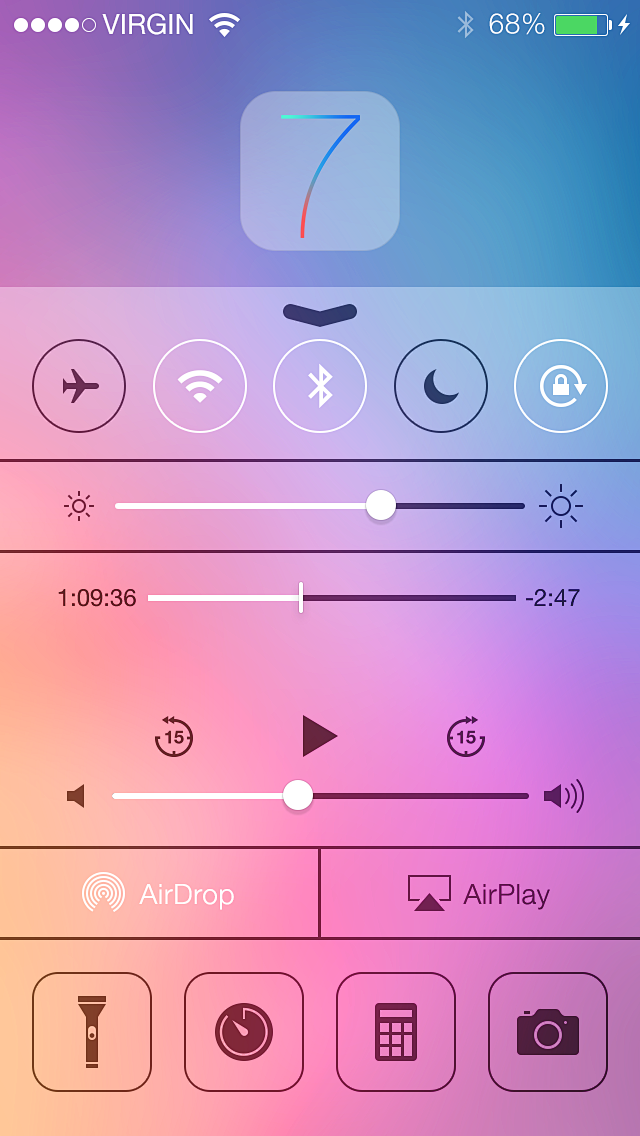 练习IOS7背景模糊效果