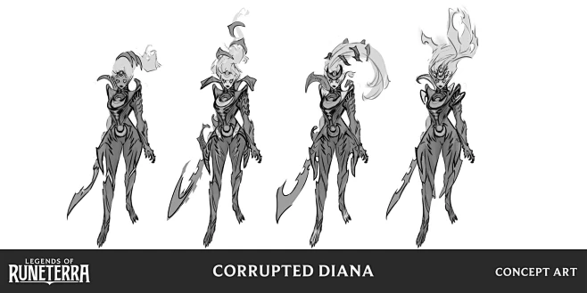Corrupted Diana-花瓣网
