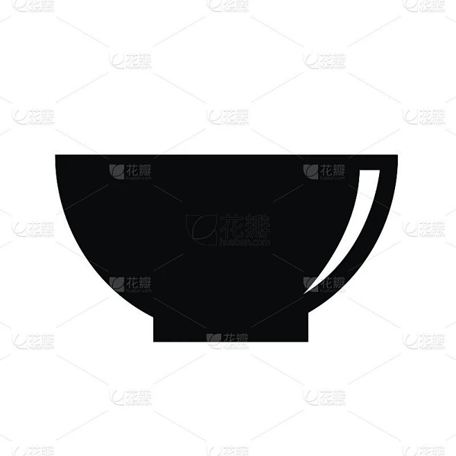 碗图标矢量图素材-花瓣网