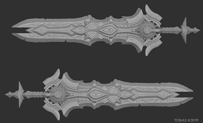 Armageddon Blade (Darksiders Fanart), Tobias Koepp : My PBR take on the ...