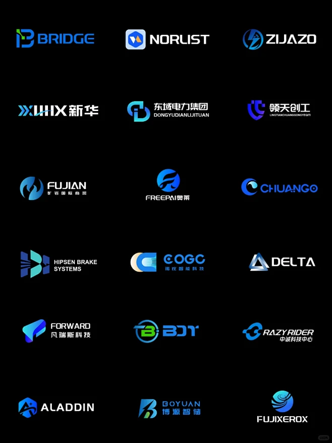 科技（互联网）行业标志LOGO设计案例欣赏 - 小红书图片_应用程序logo/桌面图标图片素材-花瓣网