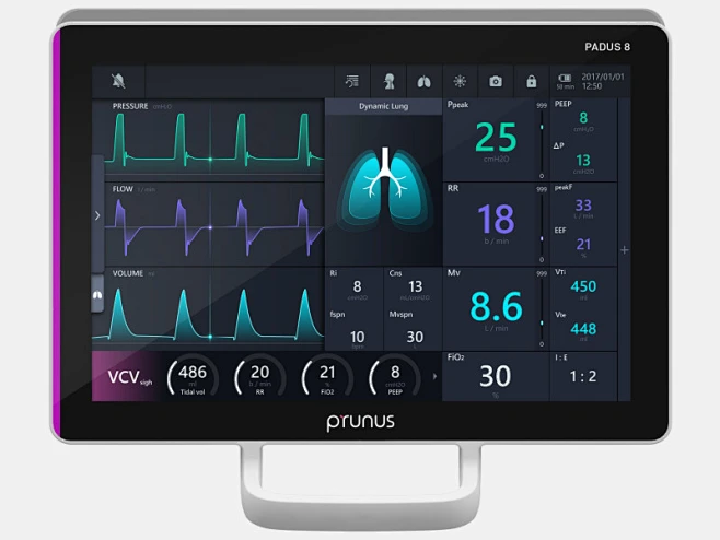 Padus呼吸机用户界面 | Held+Team | 医疗设计与工业设计来自汉堡-花瓣网