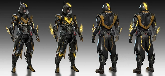 Badlanders-雷霆天使/角色設計-花瓣网