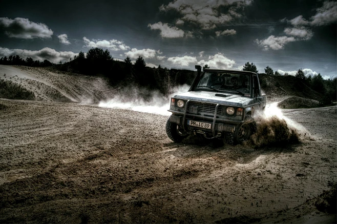 Offroad jeep Nissan Patrol Land Rover defender drift Nature Outdoor-花瓣网