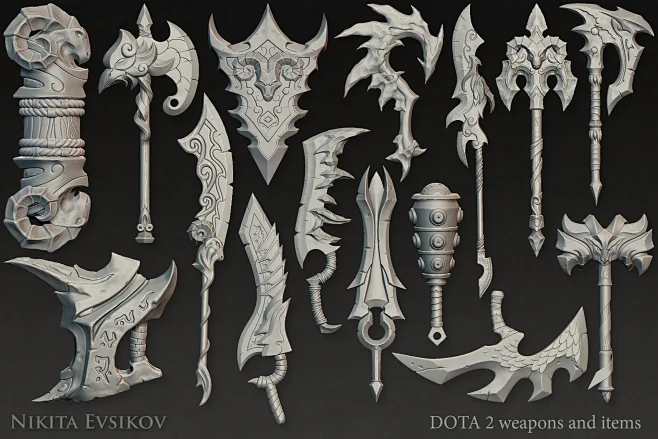 Weapons and Items for Dota 2, Nikita Evsikov : Weapons and Items for ...