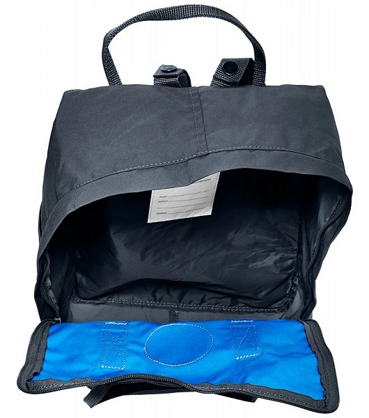Fjallraven Kanken Graphite/UN Blue Polyester Backpack - F23510-031-525 ...
